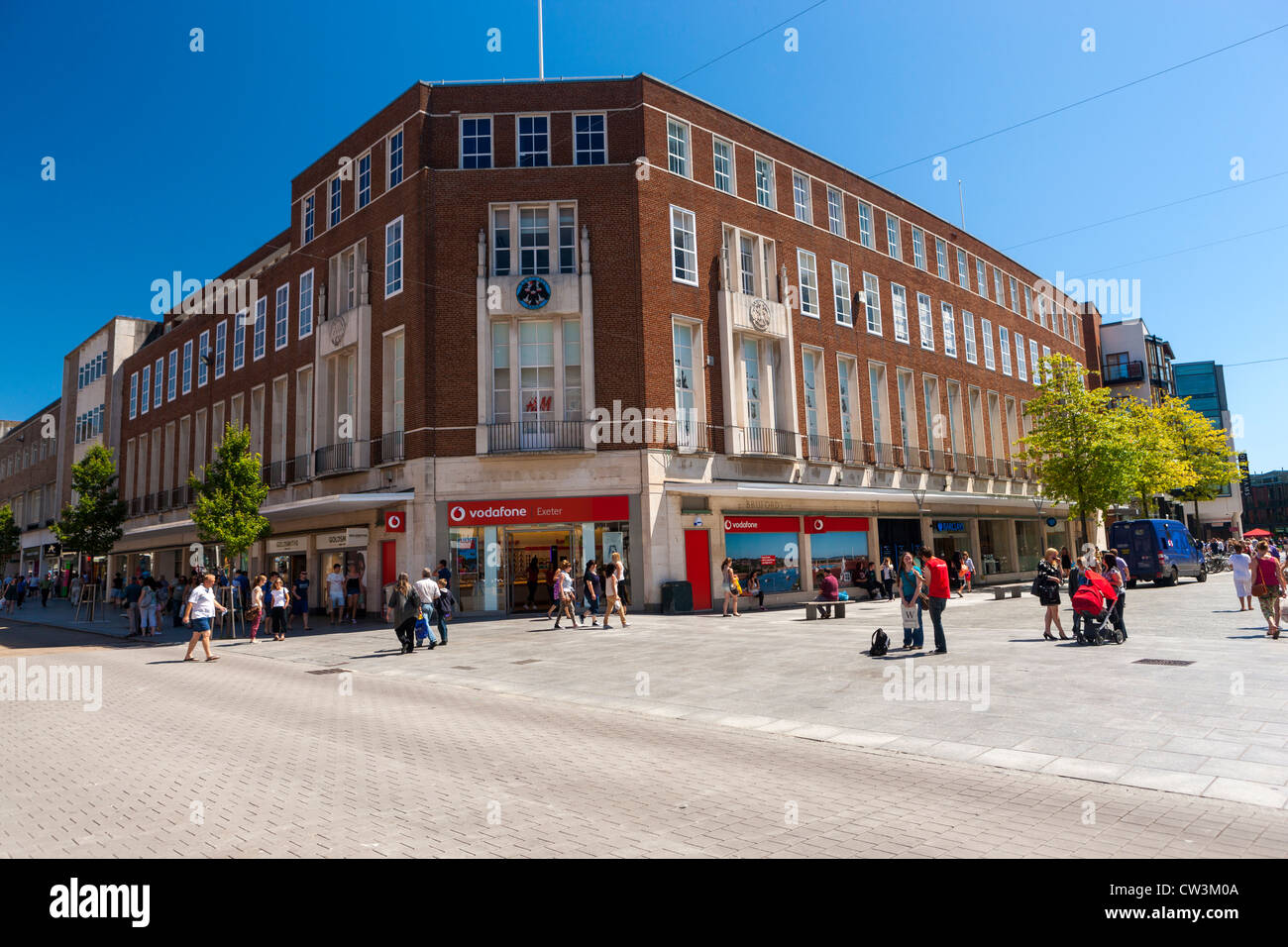 Centro città exeter immagini e fotografie stock ad alta risoluzione - Alamy