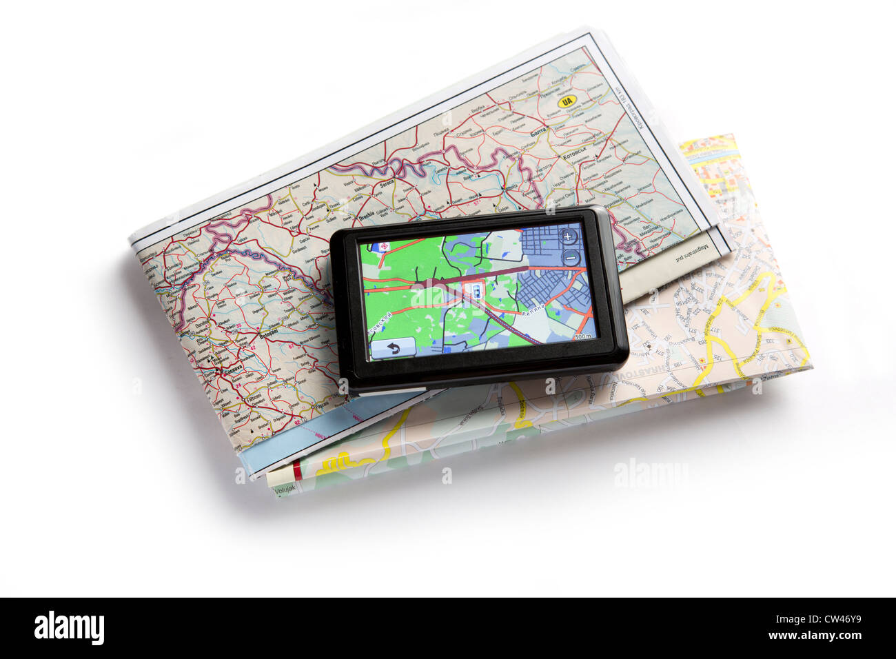 Mappa del navigatore immagini e fotografie stock ad alta risoluzione ...