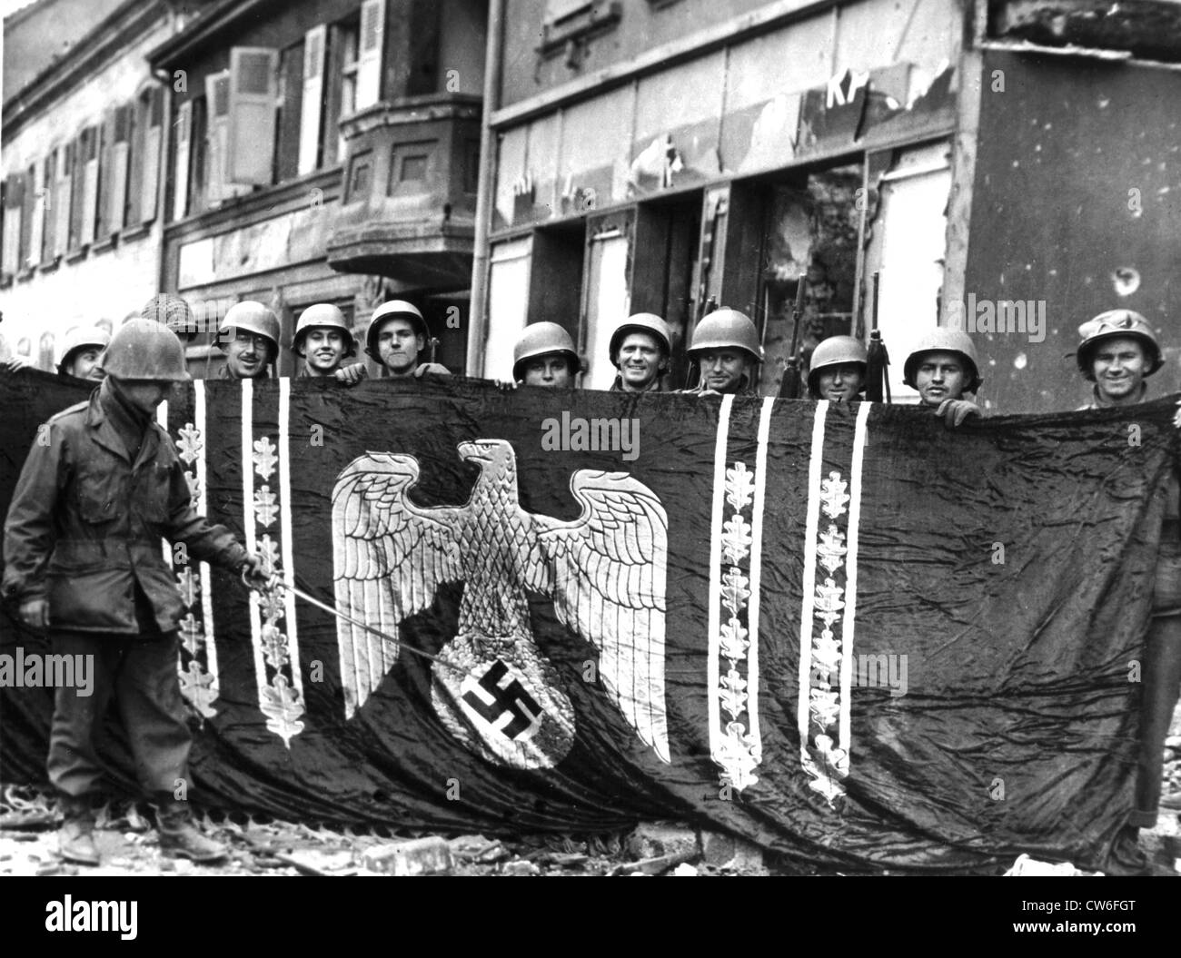 Bandiera della germania nazista durante la seconda guerra mondiale ...