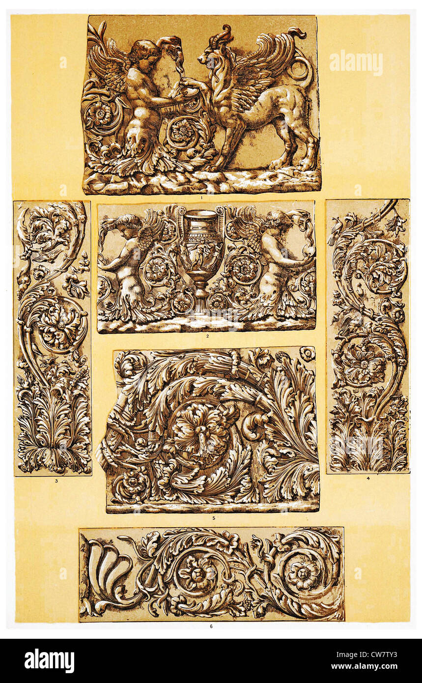 Roman ornaments immagini e fotografie stock ad alta risoluzione - Alamy