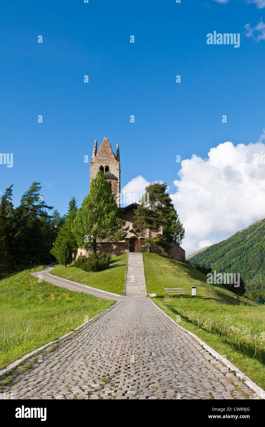 Celerina schlarigna church san gian svizzera grigioni immagini e ...