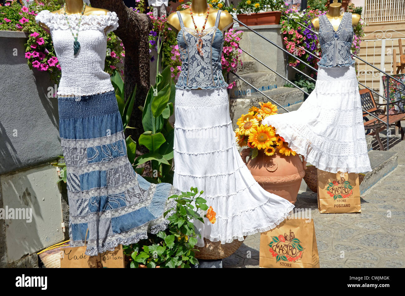 Moda Positano, Italia Foto stock - Alamy