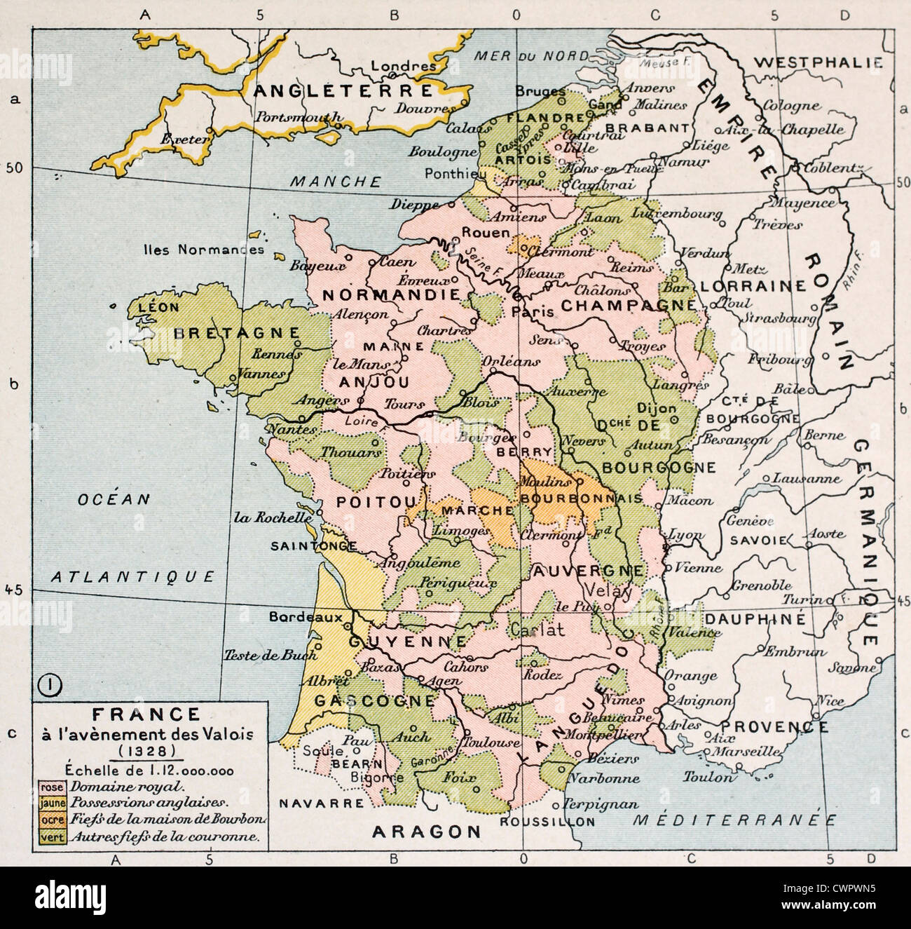 Mappa della francia immagini e fotografie stock ad alta risoluzione - Alamy