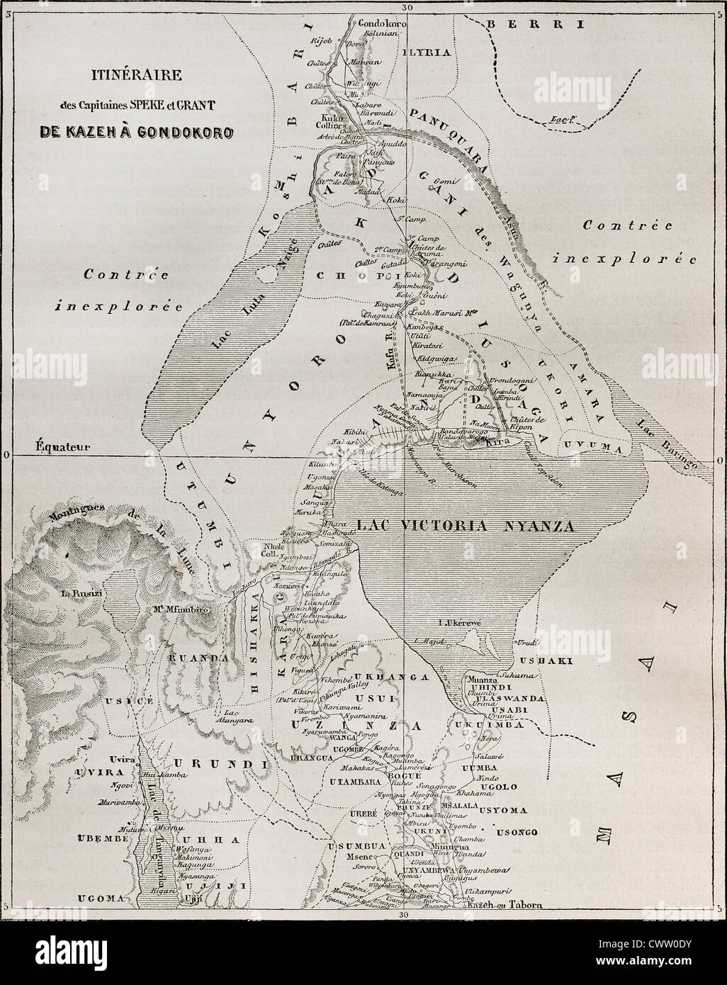Mappa del fiume nilo mappa immagini e fotografie stock ad alta ...