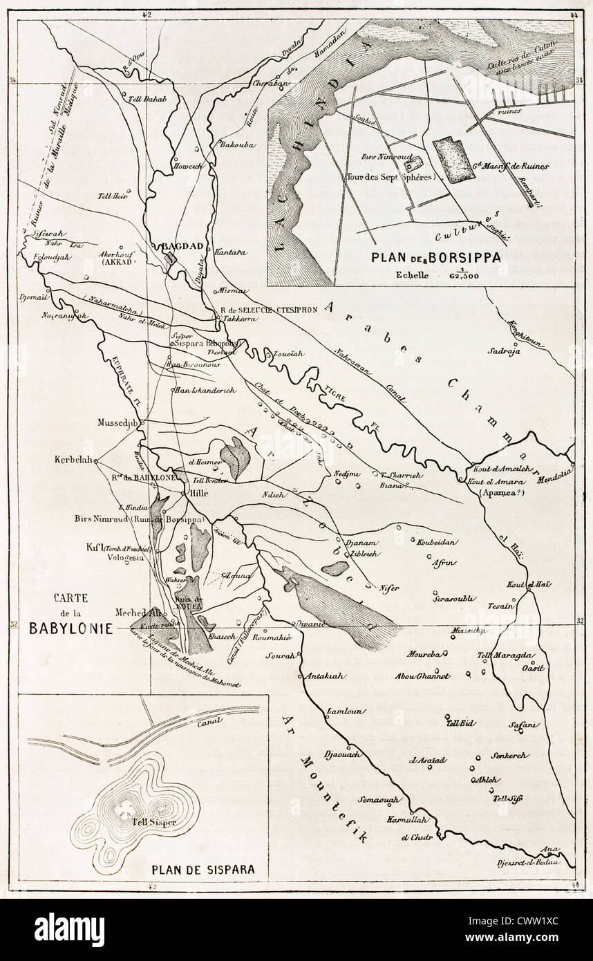 Babylonian map immagini e fotografie stock ad alta risoluzione - Alamy
