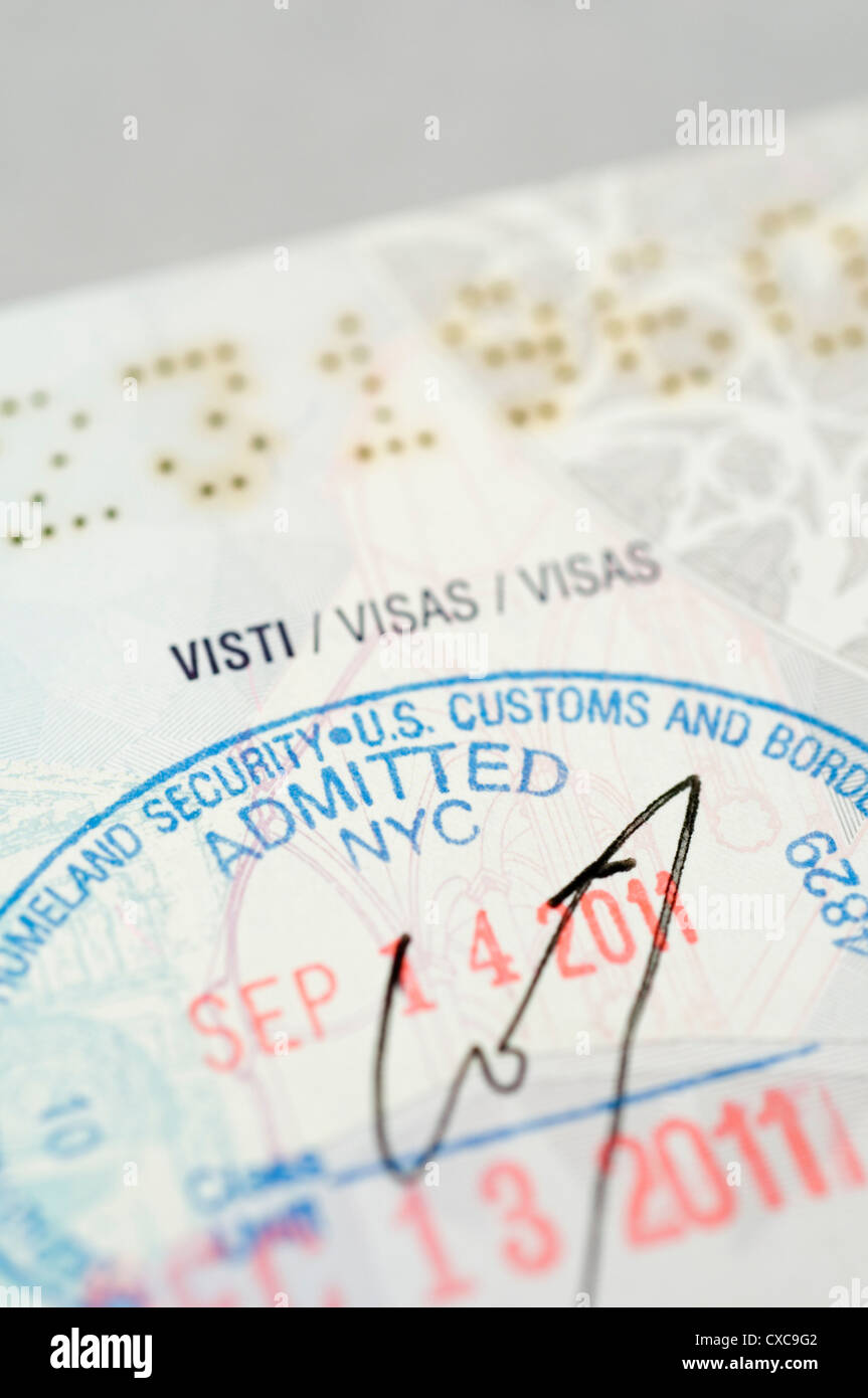 Entry stamp immagini e fotografie stock ad alta risoluzione - Alamy