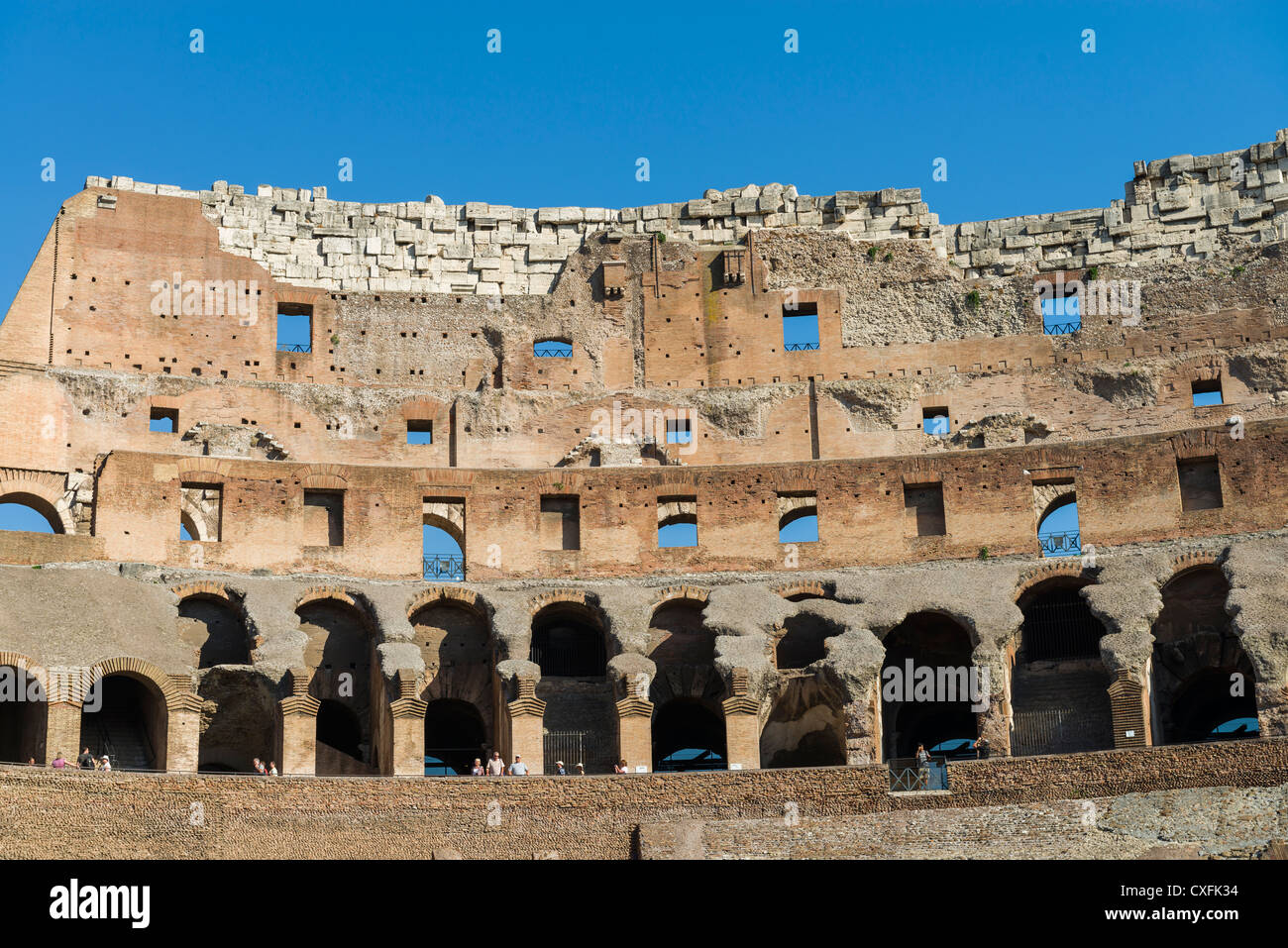 Colosseo interno, Roma, Italia, Italia, Europa Foto stock - Alamy