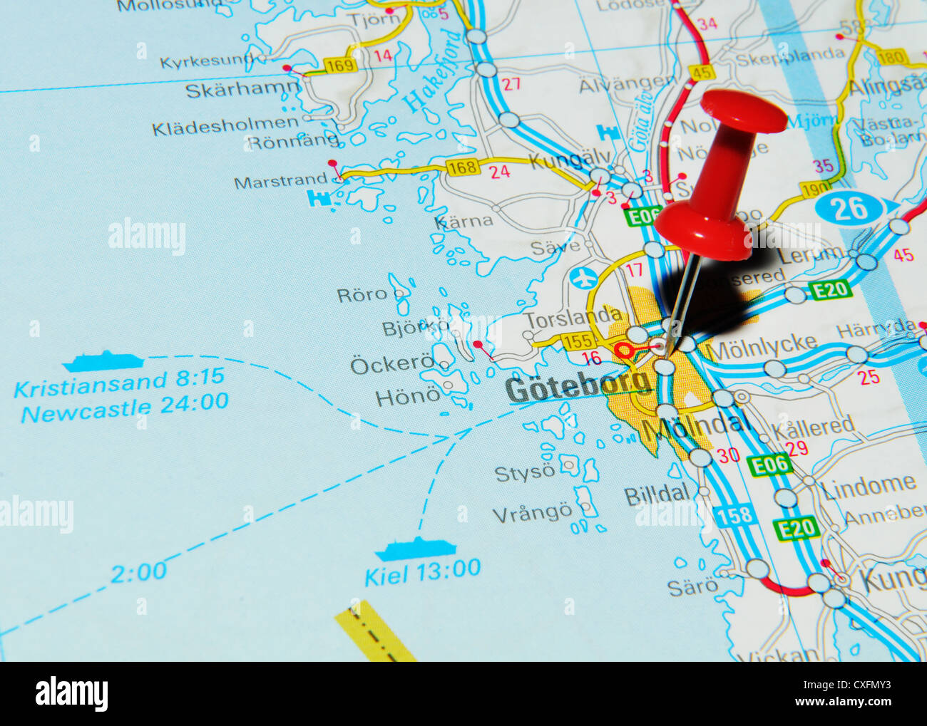 Mappa di gothenburg immagini e fotografie stock ad alta risoluzione - Alamy