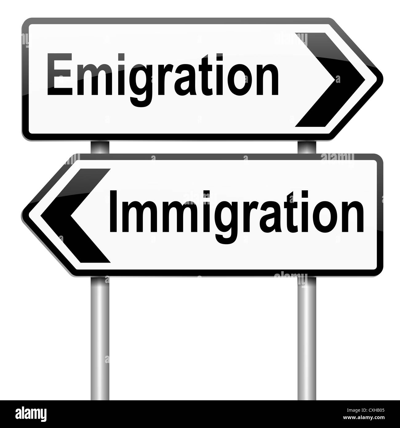 L'emigrazione immigrazione immagini e fotografie stock ad alta ...