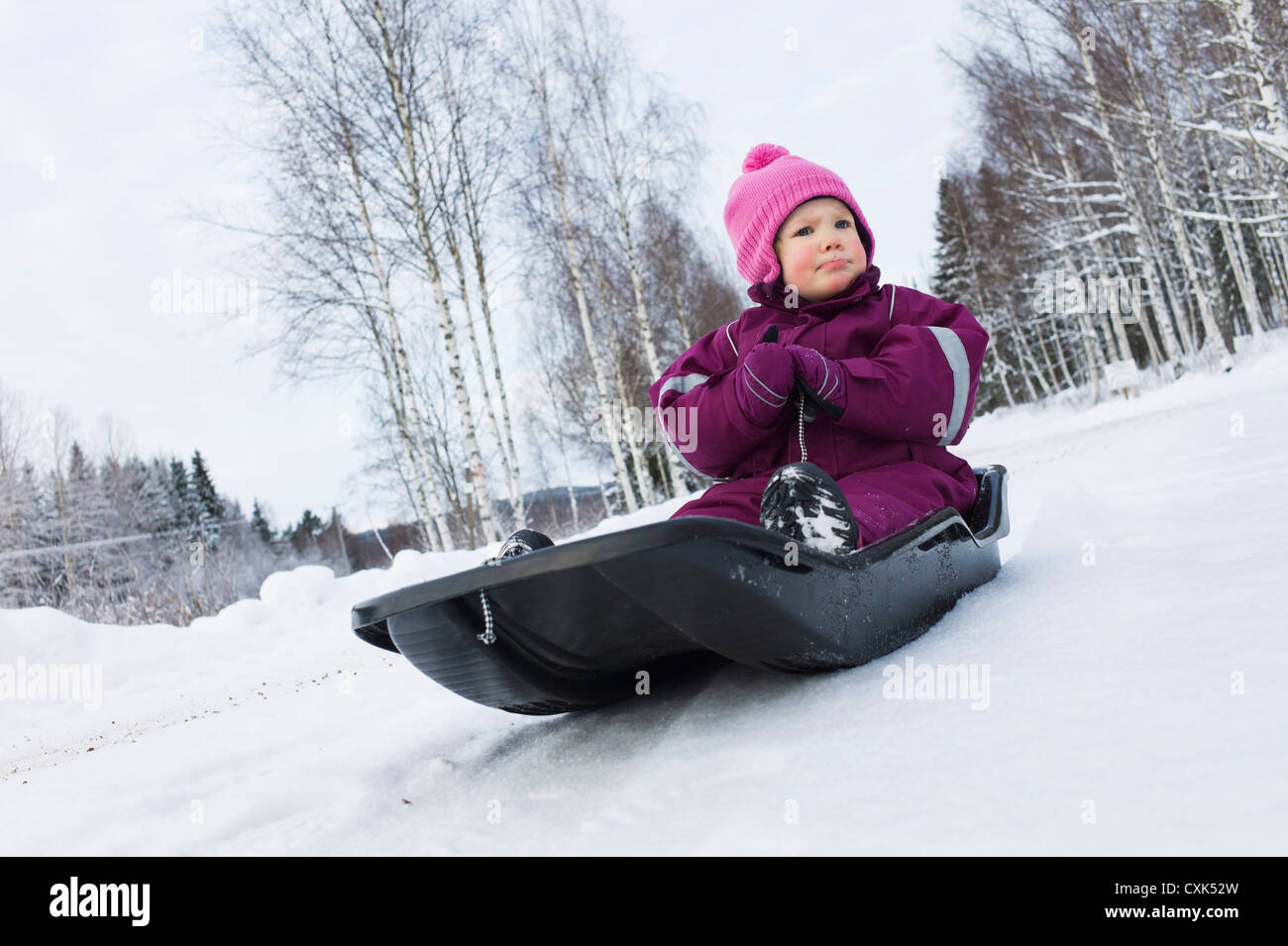 Persona in sella alla slitta immagini e fotografie stock ad alta ...