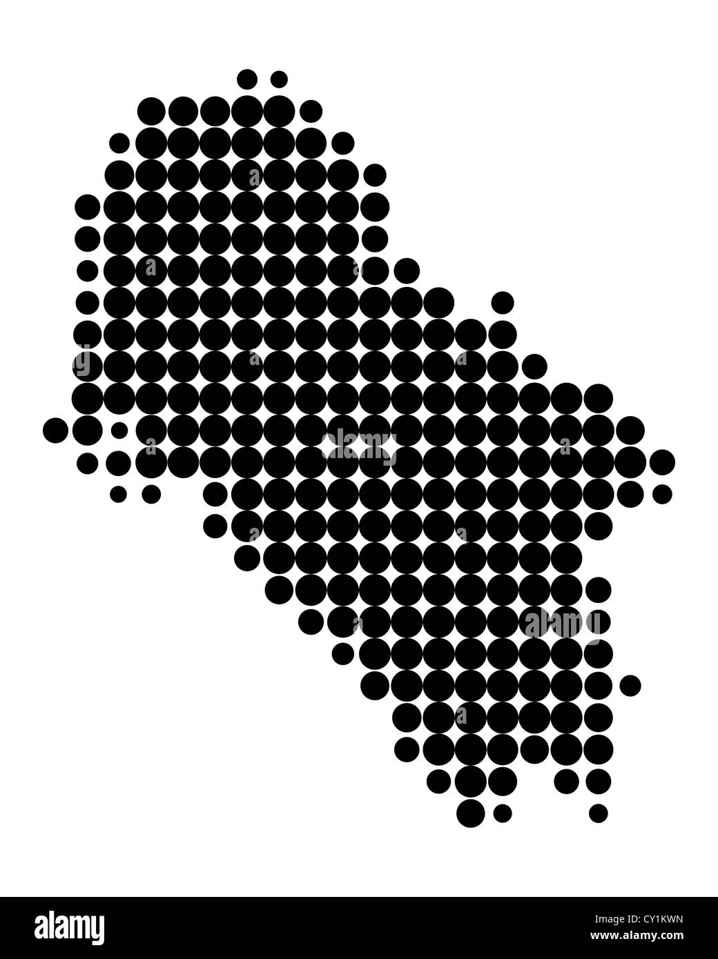 Mappa dell'isola greca Foto e Immagini Stock in Bianco e Nero - Alamy