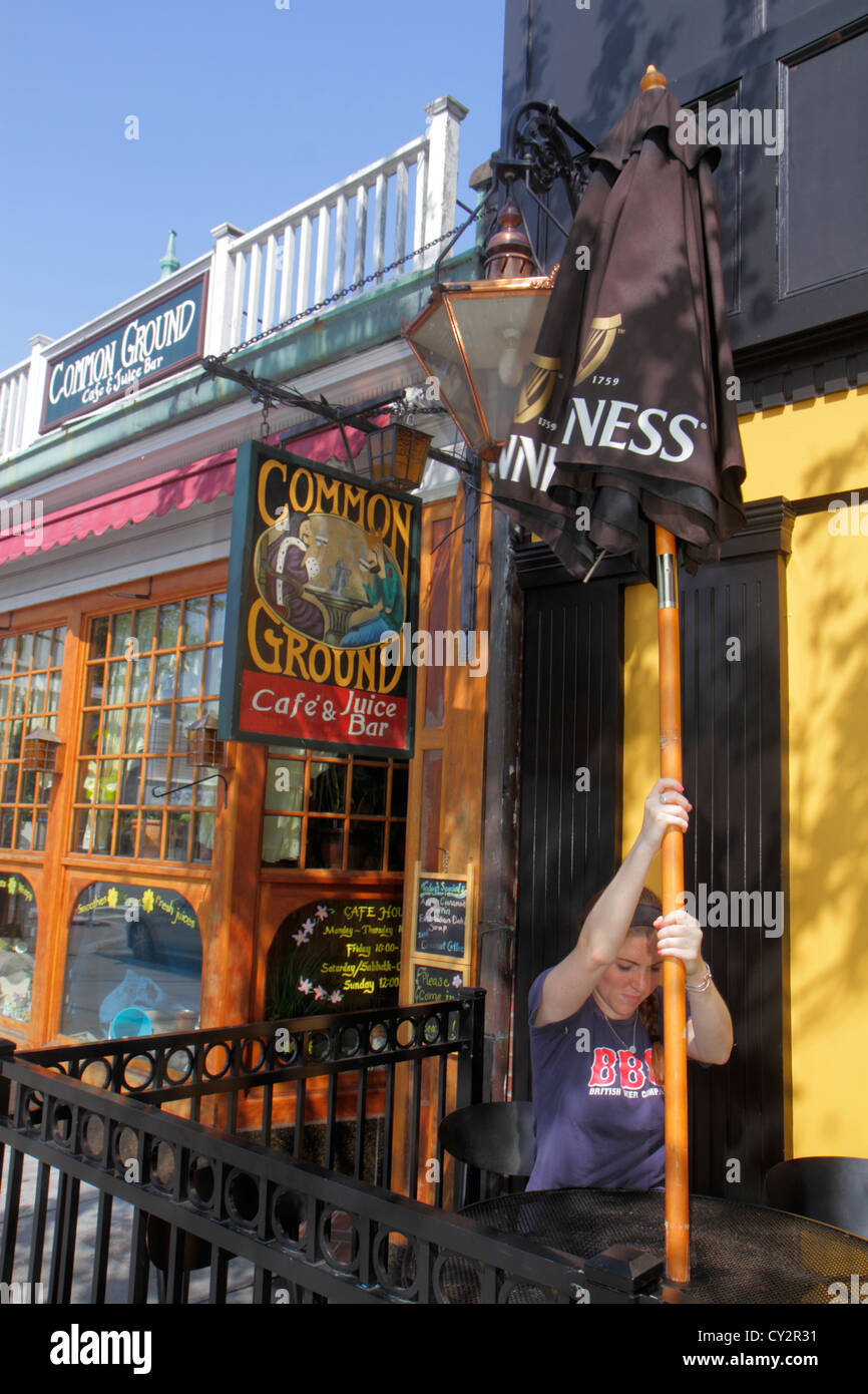 Cape Cod Massachusetts, New England, Hyannis, Main Street, cartello ...