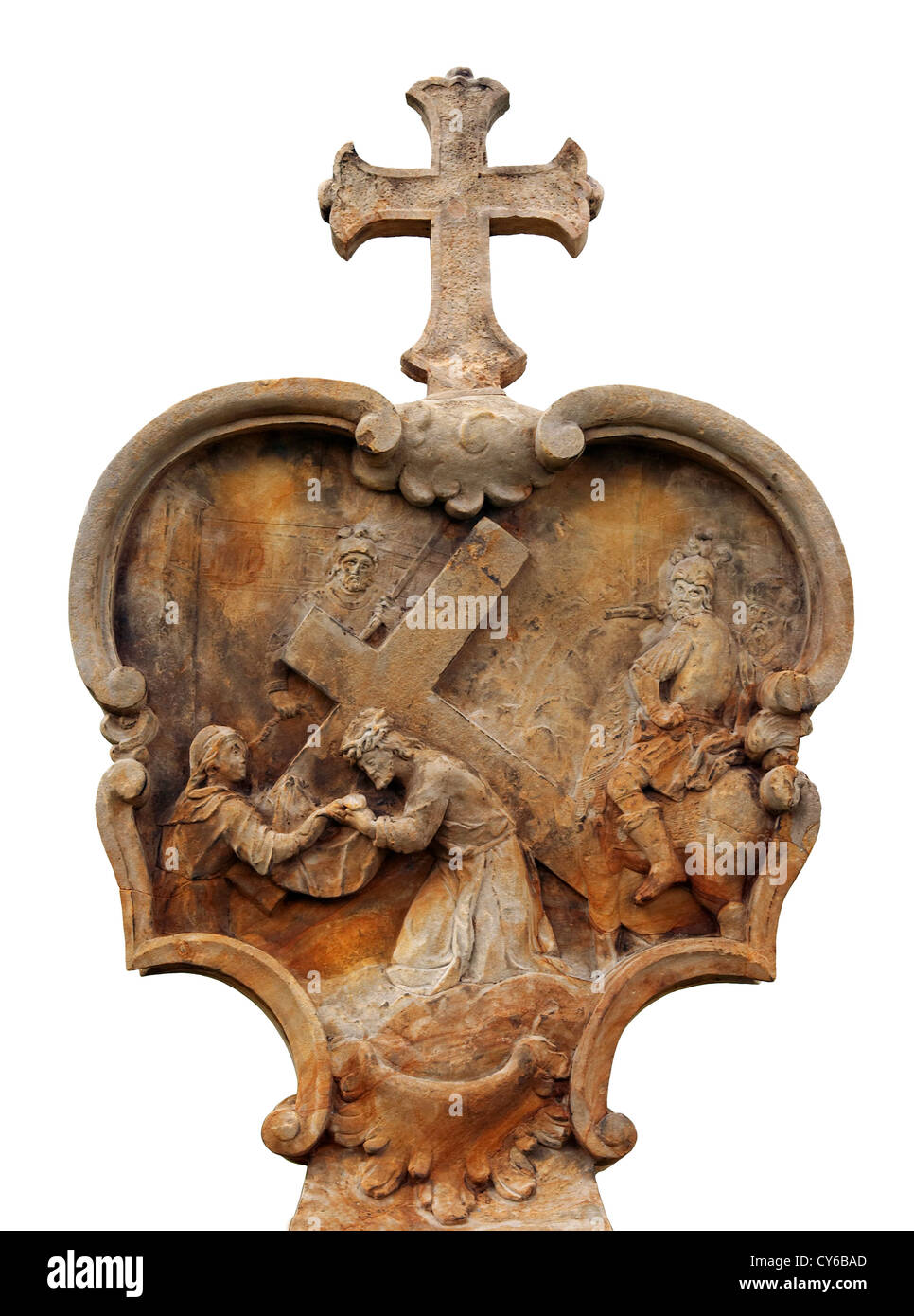 Calvario - Stazioni della Croce - La Veronica asciuga il volto di Gesù ...