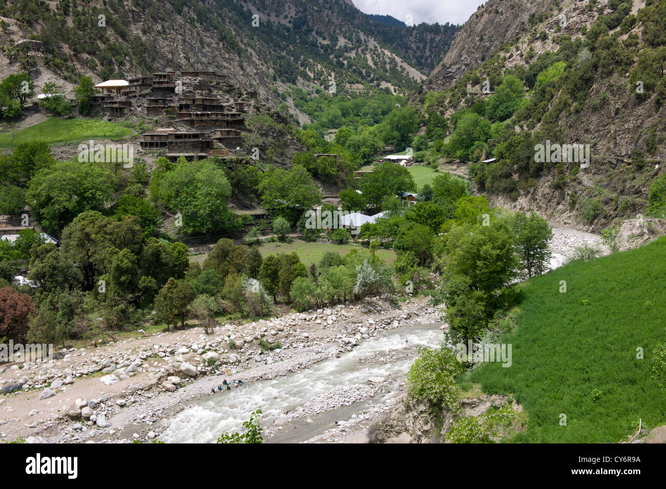Vecchie case villaggio pakistan immagini e fotografie stock ad alta ...