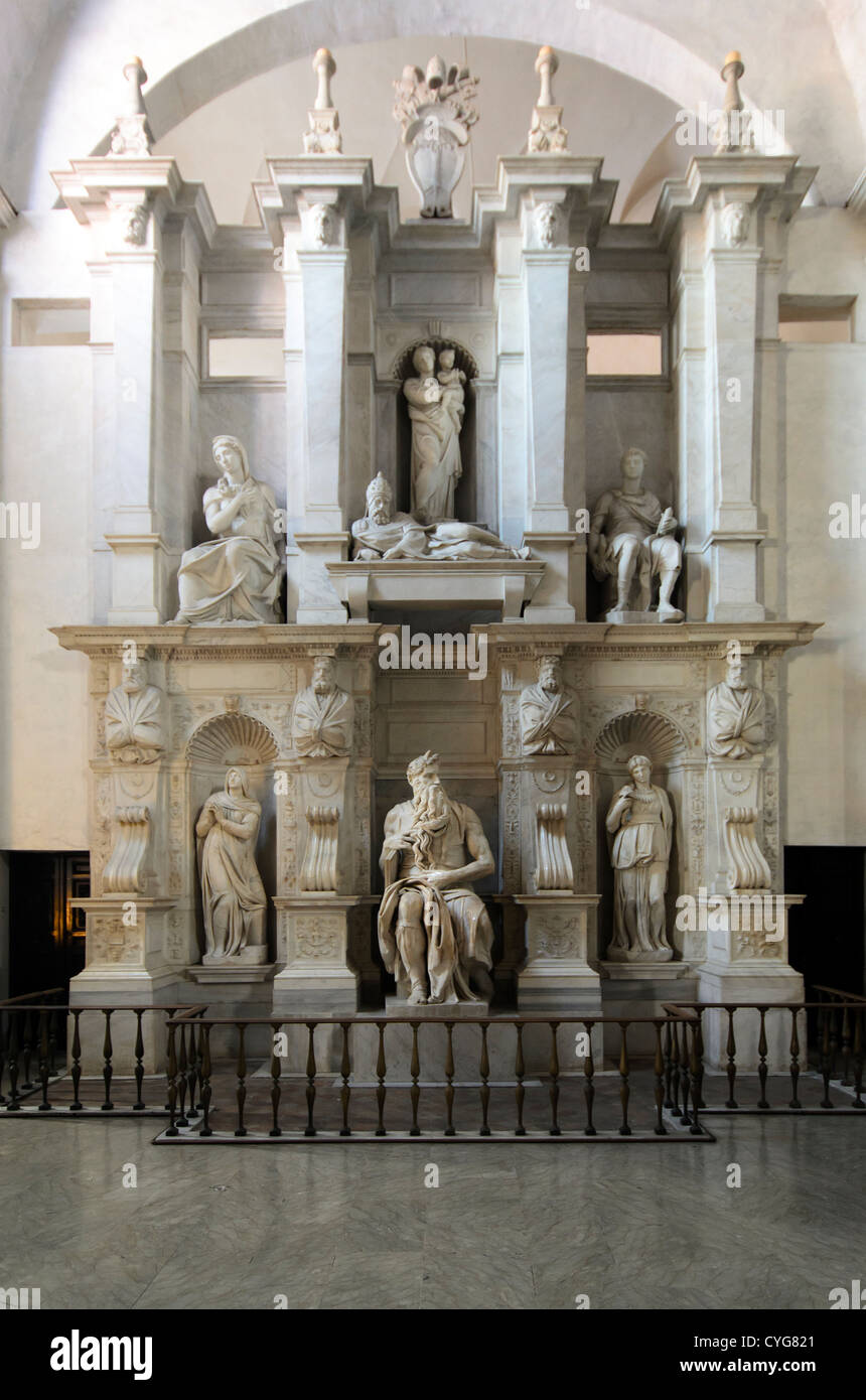 Michelangelos mosè a san pietro in vincoli immagini e fotografie stock ...