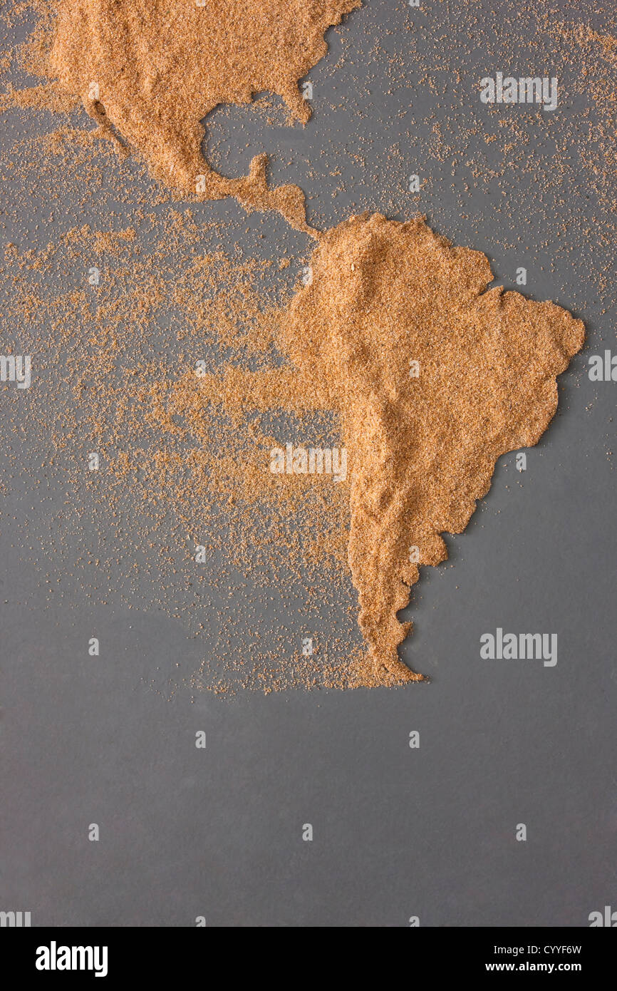 Americhe cartina fisica immagini e fotografie stock ad alta risoluzione ...