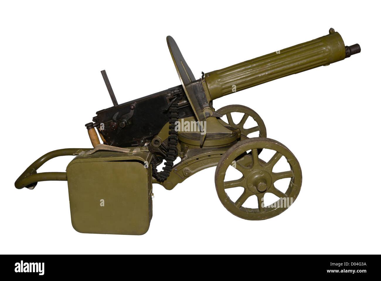 The maxim gun Immagini e Fotos Stock - Alamy