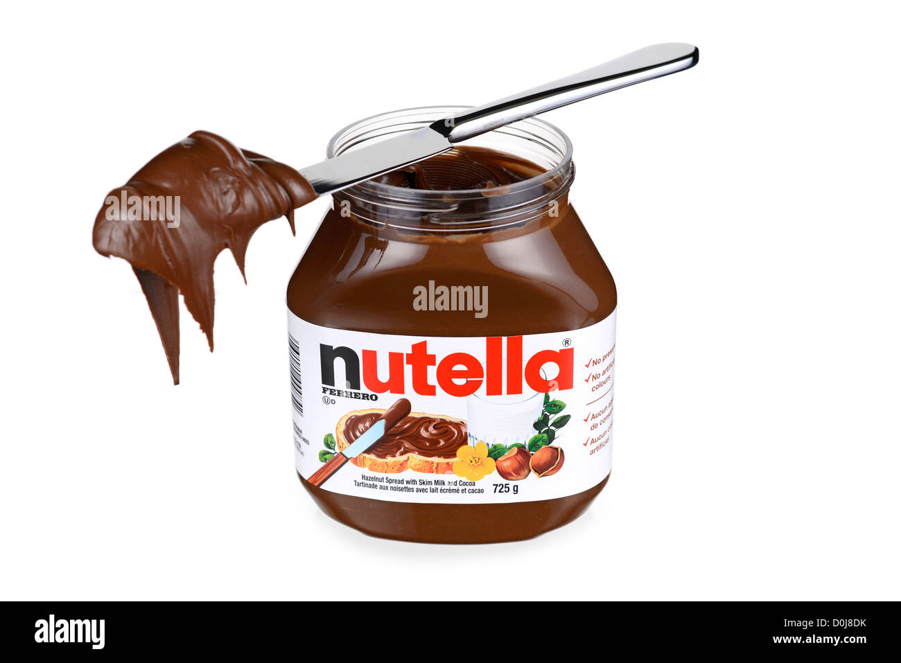 Nutella cut out immagini e fotografie stock ad alta risoluzione - Alamy