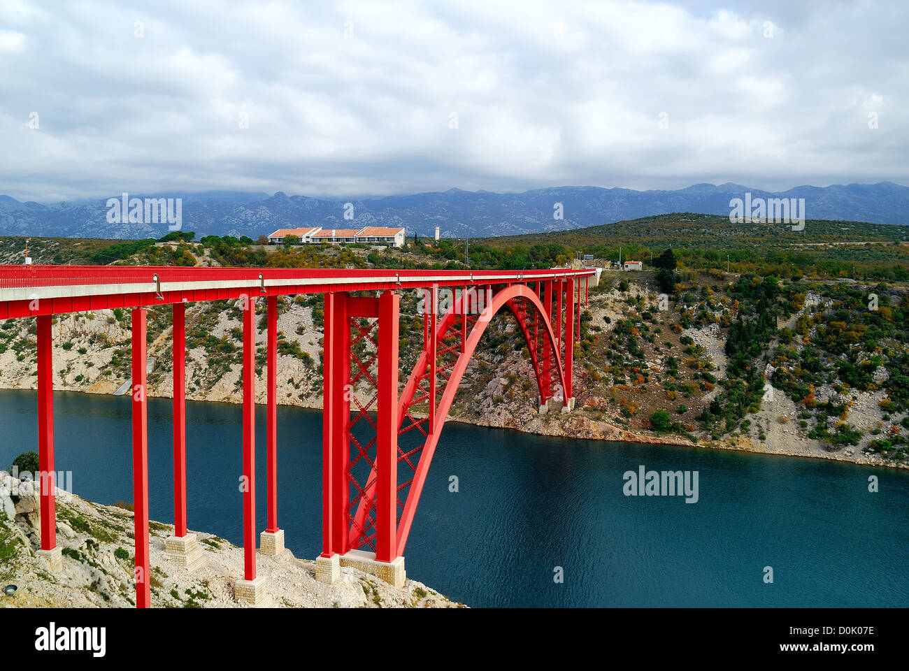 Croazia, Dalmazia : il vecchio ponte di Maslenica (Stari Most Maslenica ...