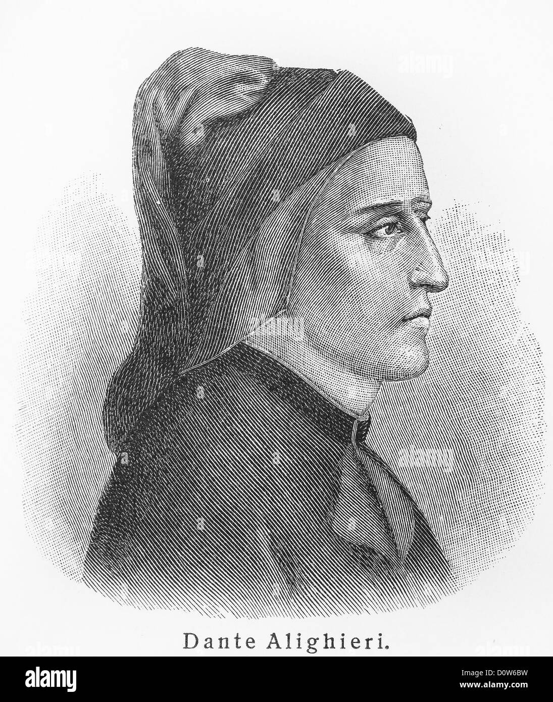 Profilo di dante alighieri immagini e fotografie stock ad alta ...