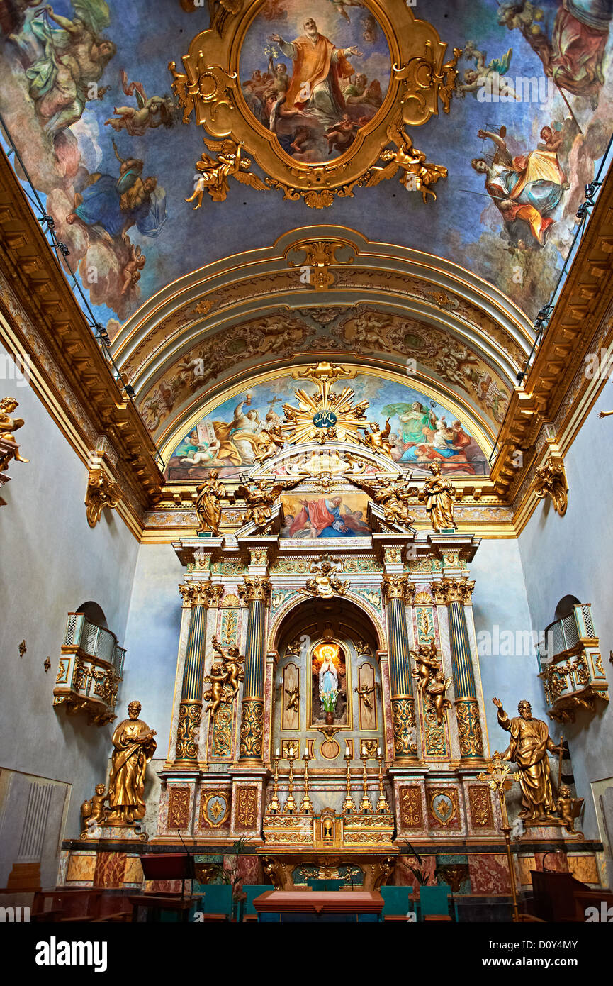 Altare barocco del Oratario del Fratenity di Sant Antonio da Padova ...