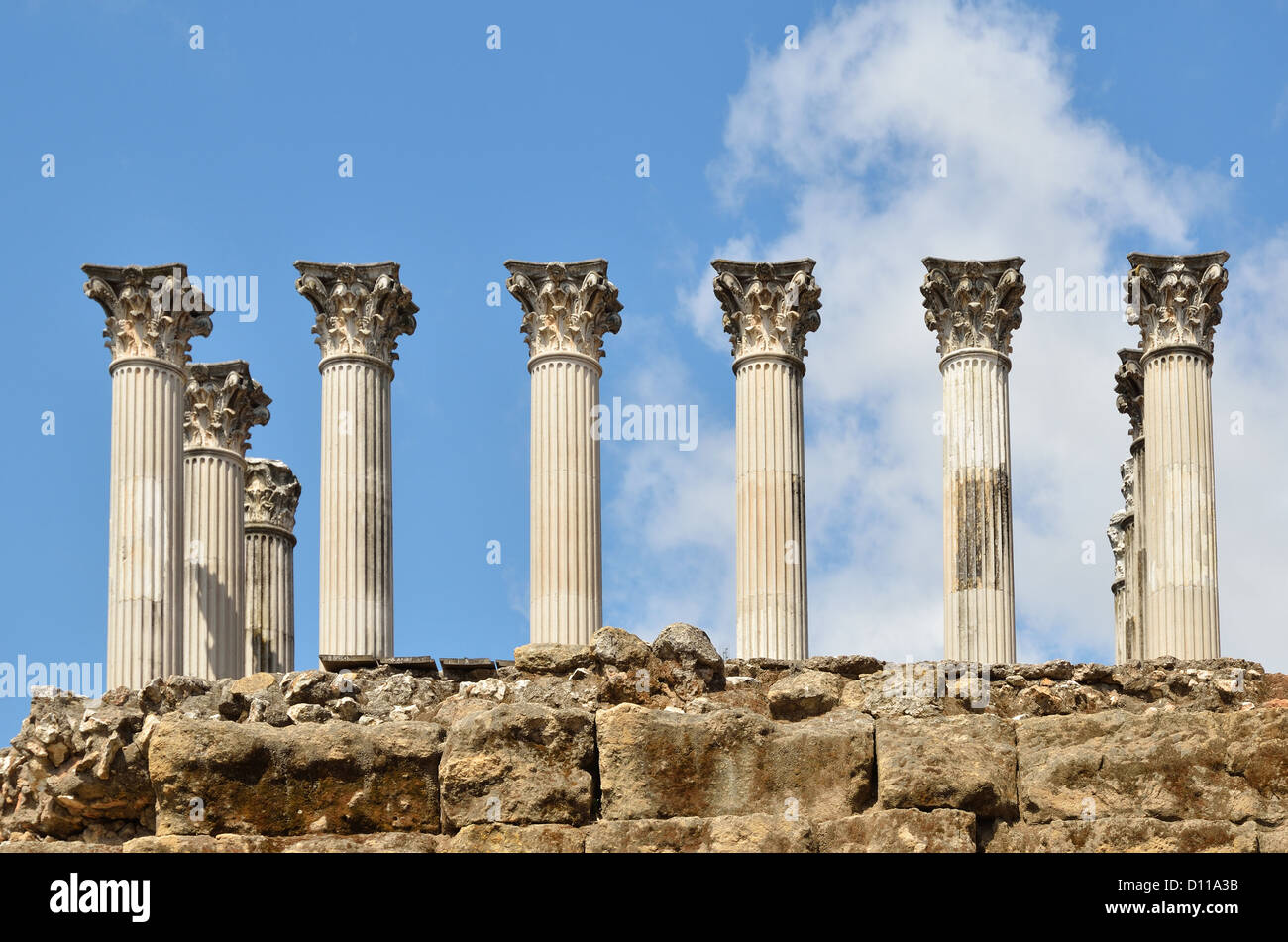 Colonne del tempio romano immagini e fotografie stock ad alta ...