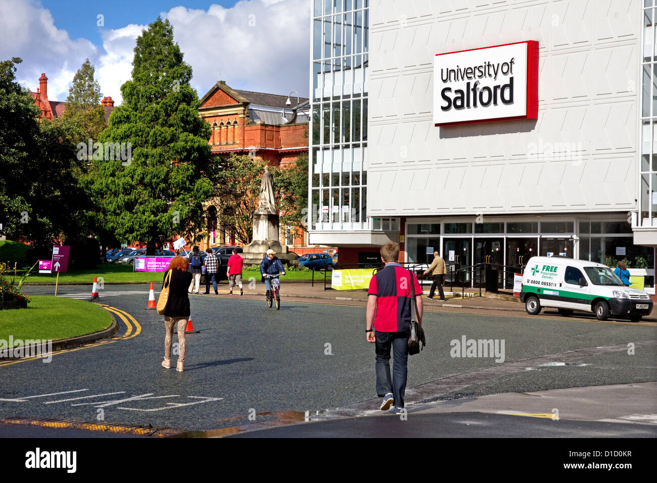 Salford university peel hall building immagini e fotografie stock ad ...