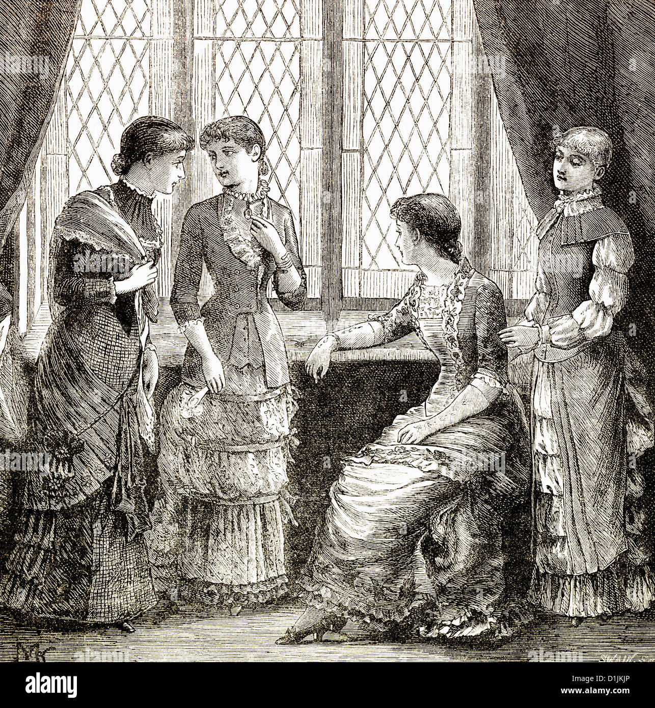 Historical drawing from the 19th century immagini e fotografie stock ad ...