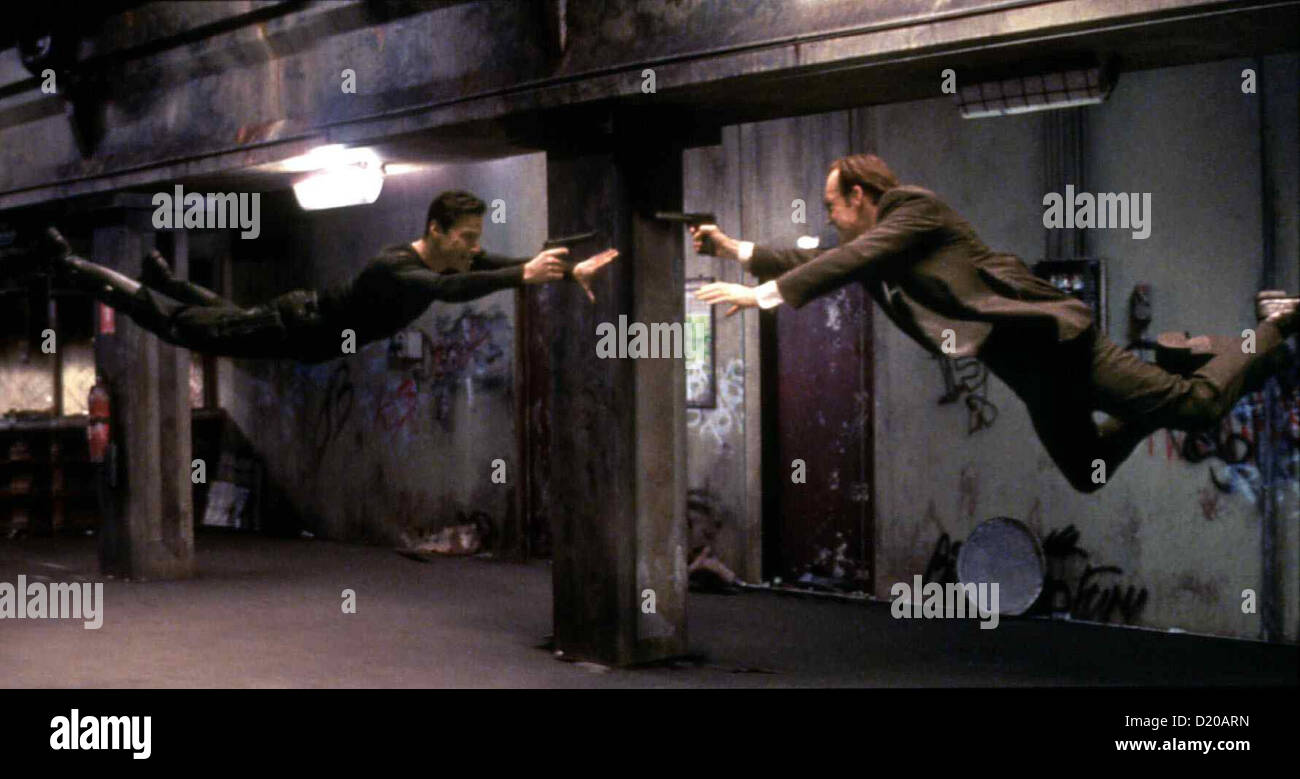 Hugo weaving keanu reeves matrix immagini e fotografie stock ad alta ...