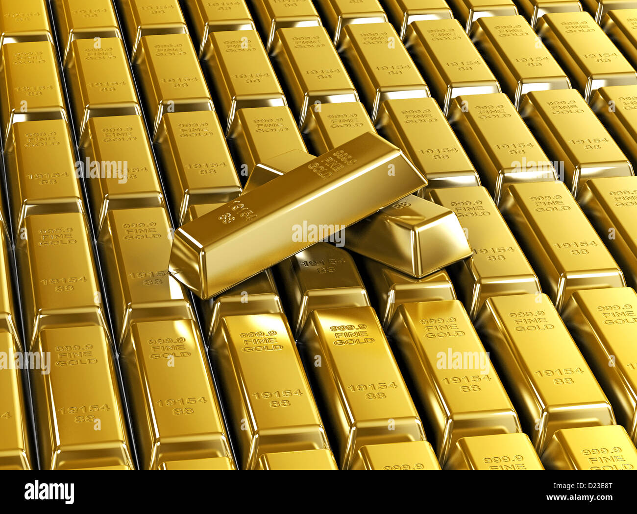 3d oro bar sfondo. luxury gold bar metallo Foto stock - Alamy
