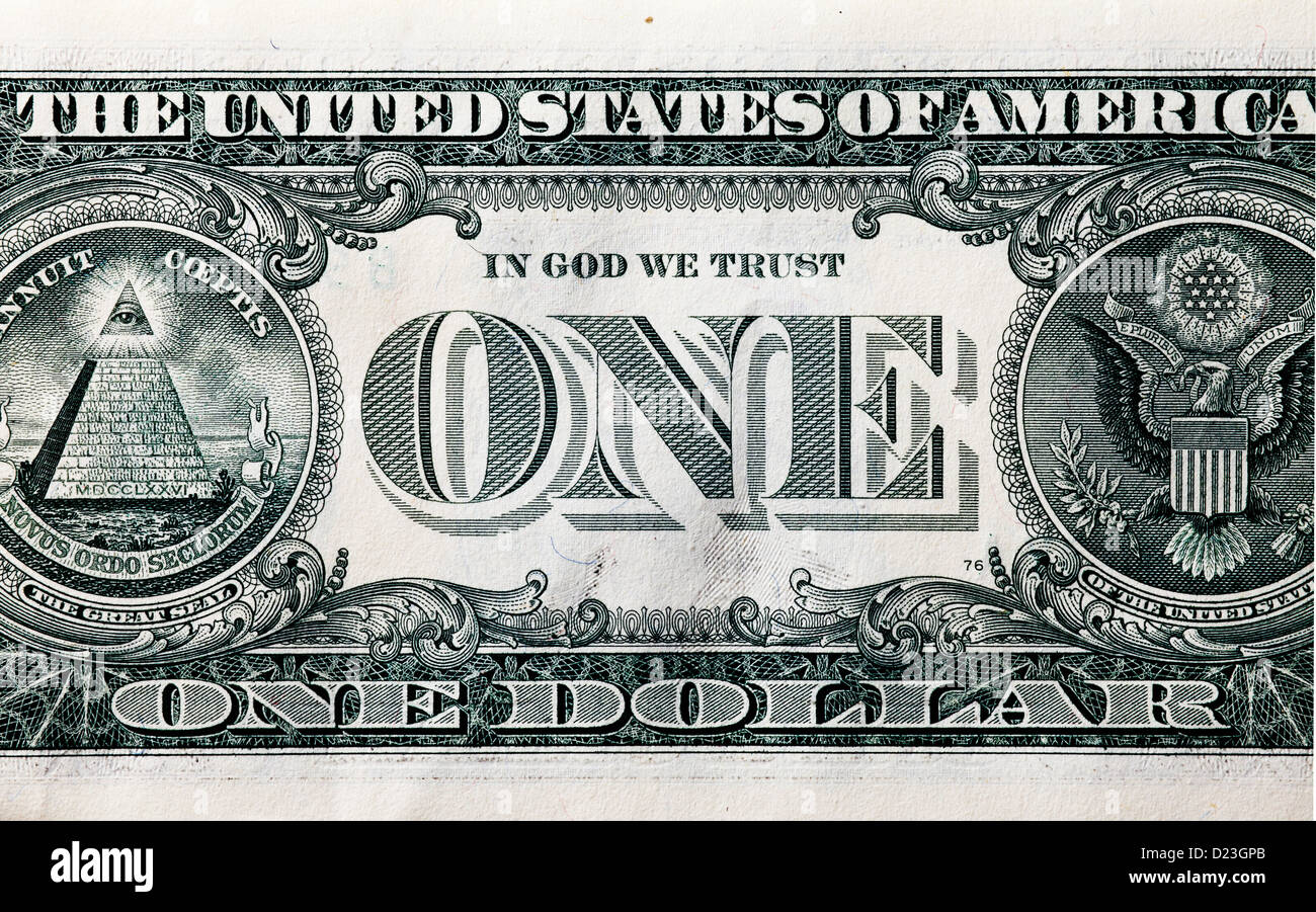 1 dollar bill immagini e fotografie stock ad alta risoluzione - Alamy