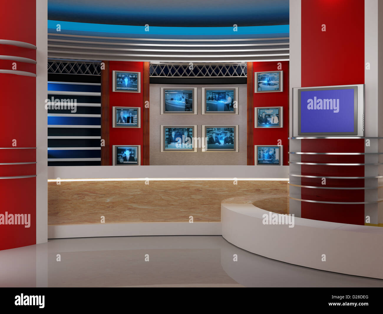 3d studio tv virtual set immagini e fotografie stock ad alta risoluzione - Alamy