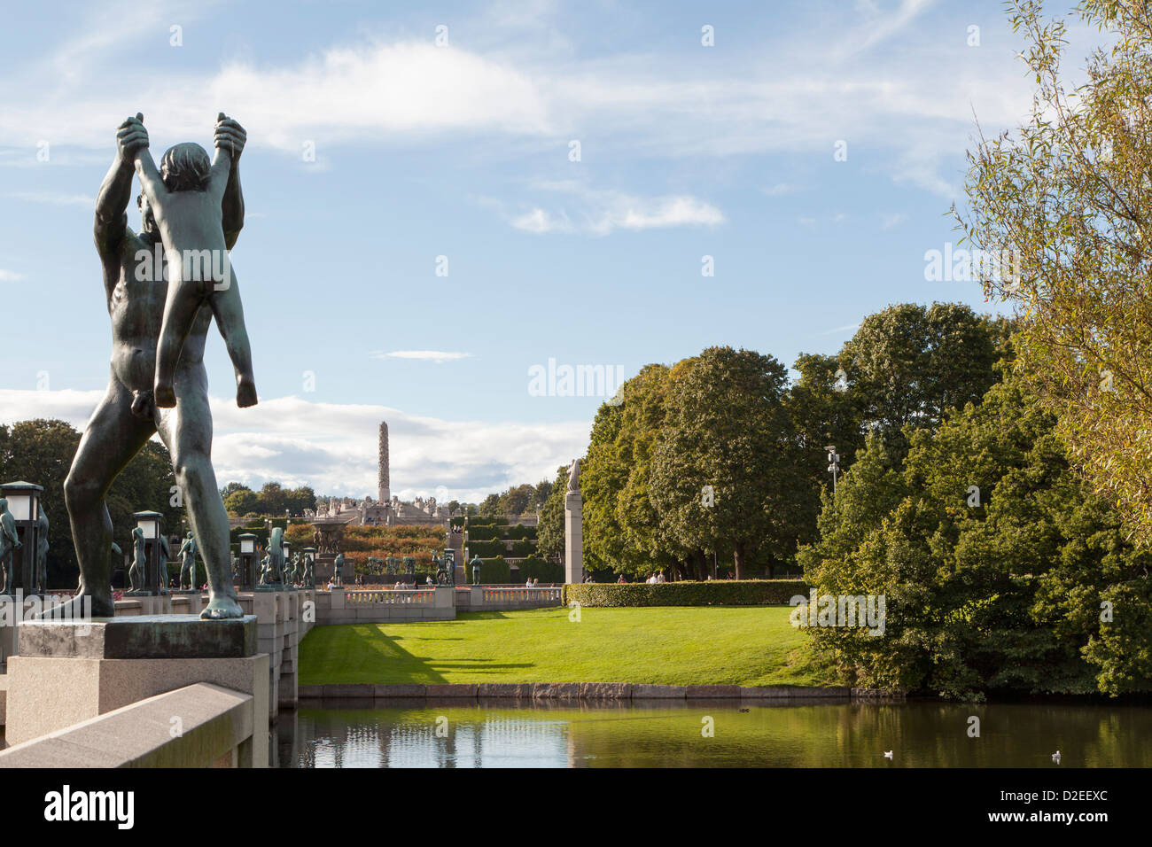 Parco delle sculture gustav vigeland immagini e fotografie stock ad ...