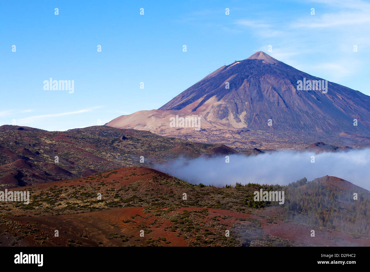 El pico de teide vulcano montagna immagini e fotografie stock ad alta ...