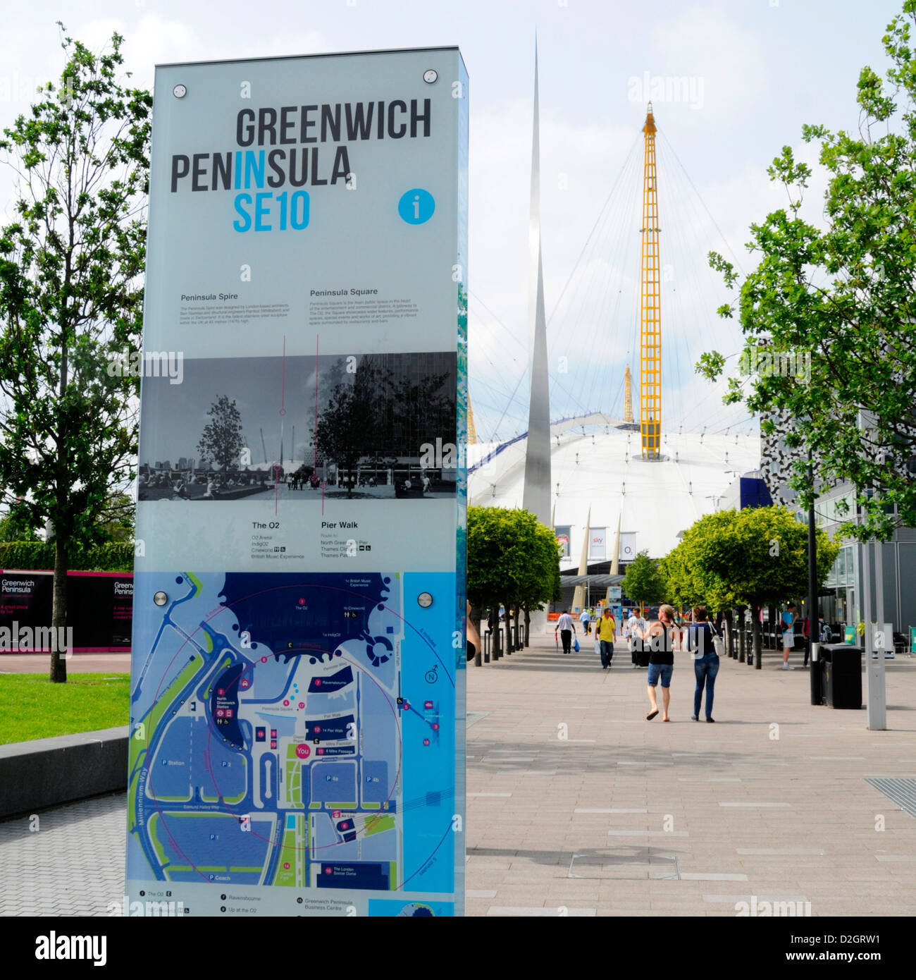 O2 arena map immagini e fotografie stock ad alta risoluzione - Alamy