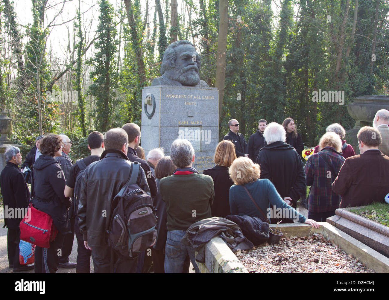 Cimitero di karl marx highgate immagini e fotografie stock ad alta ...
