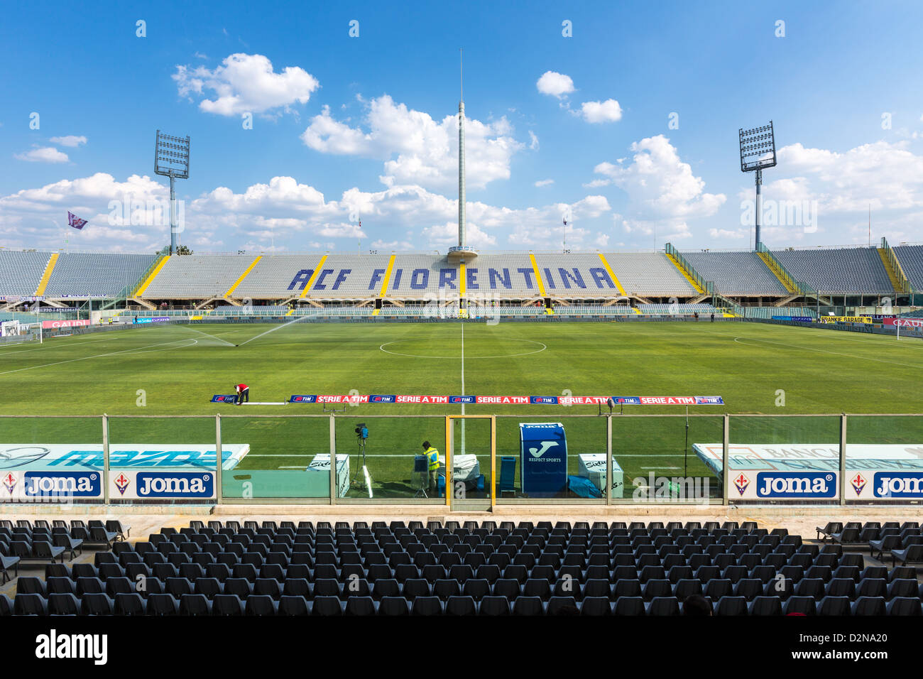 L'Italia, Firenze, Artemio Franchi football Stadium progettato da Pier ...