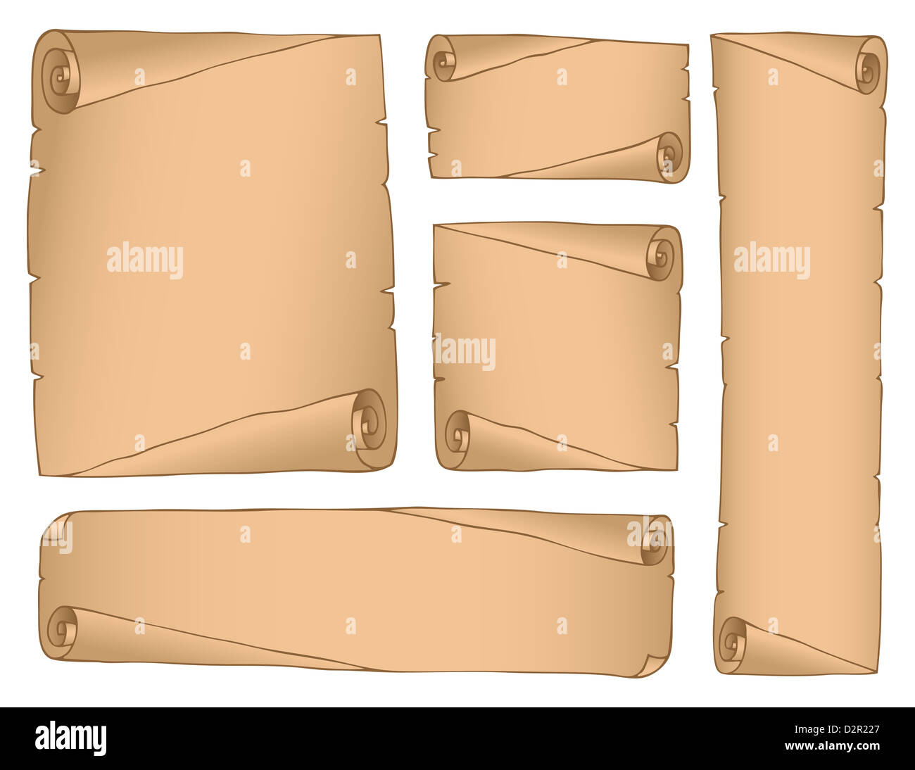 Pergamene antiche Immagini senza sfondo e Foto Stock ritagliate - Alamy