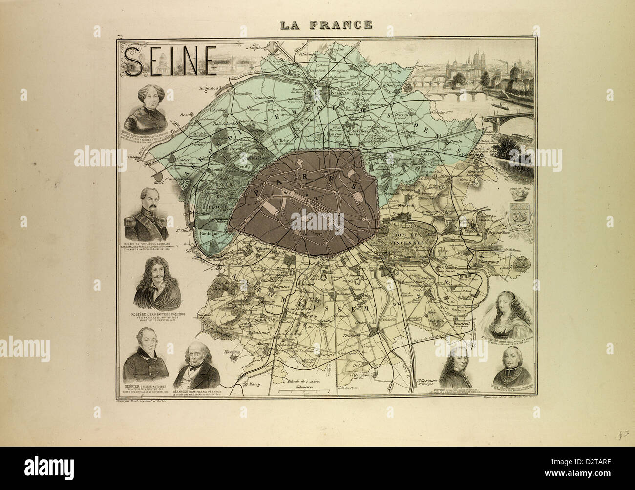 Mappa della senna immagini e fotografie stock ad alta risoluzione - Alamy