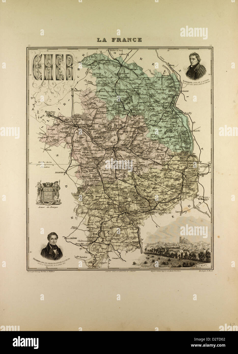 Mappa di cher immagini e fotografie stock ad alta risoluzione - Alamy