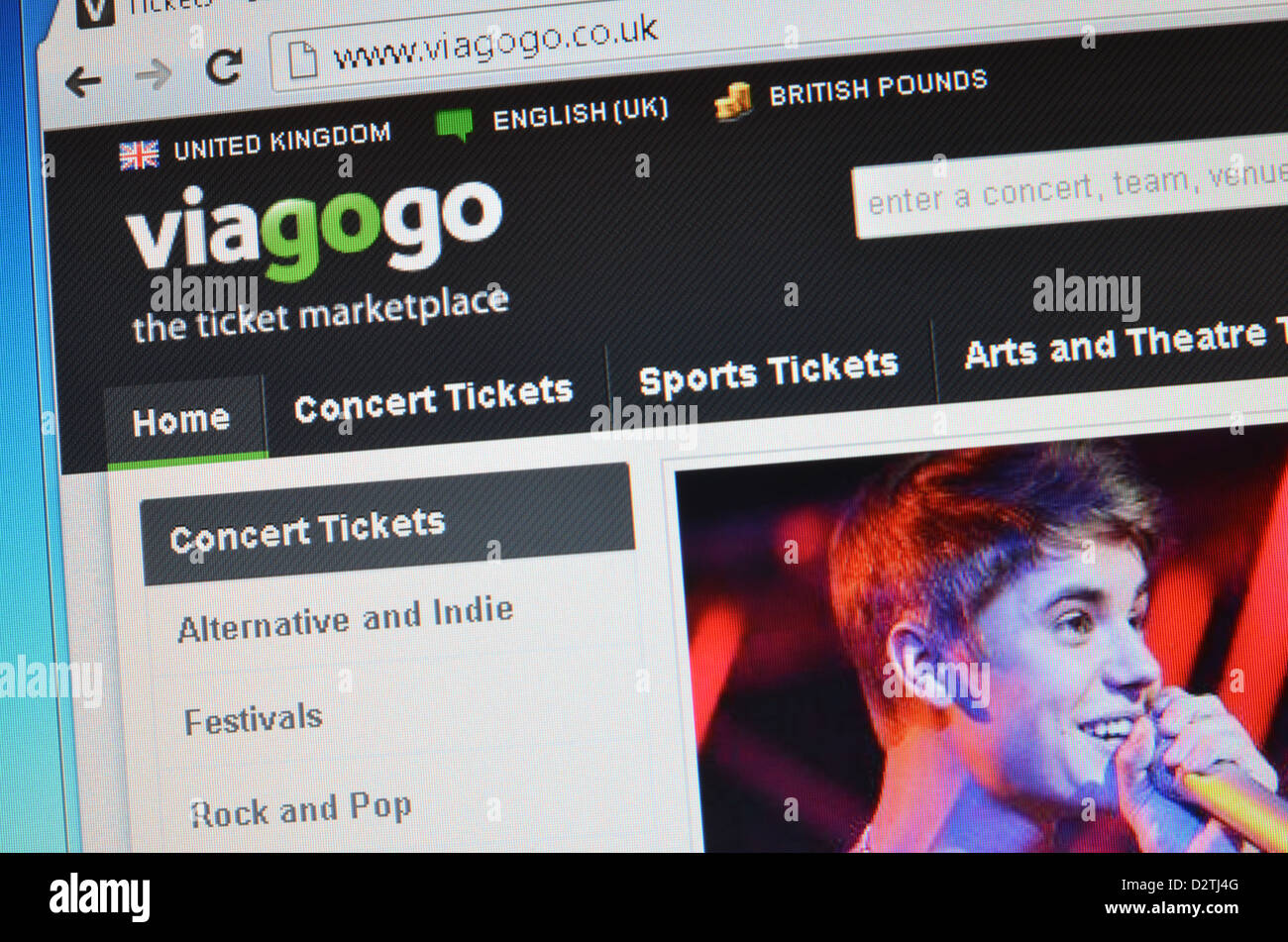 Viagogo logo immagini e fotografie stock ad alta risoluzione - Alamy
