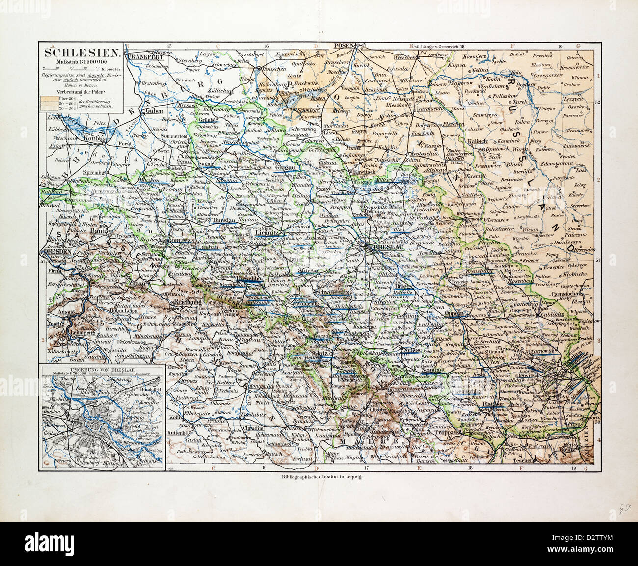 Mappa della slesia immagini e fotografie stock ad alta risoluzione - Alamy