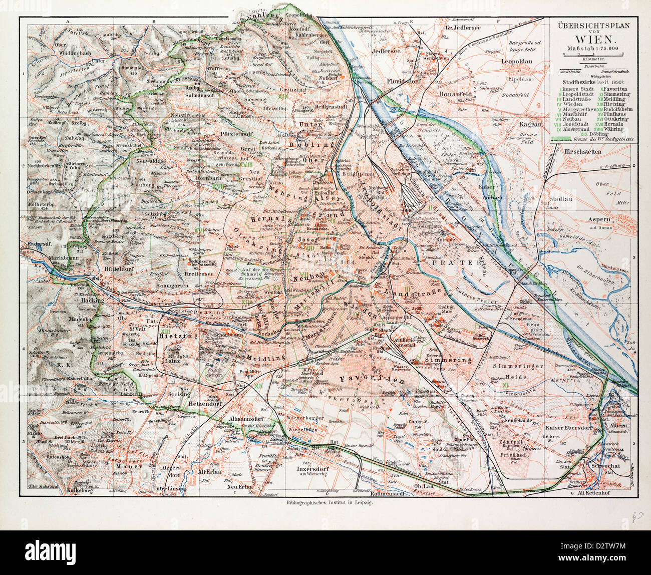 Mappa di vienna immagini e fotografie stock ad alta risoluzione - Alamy