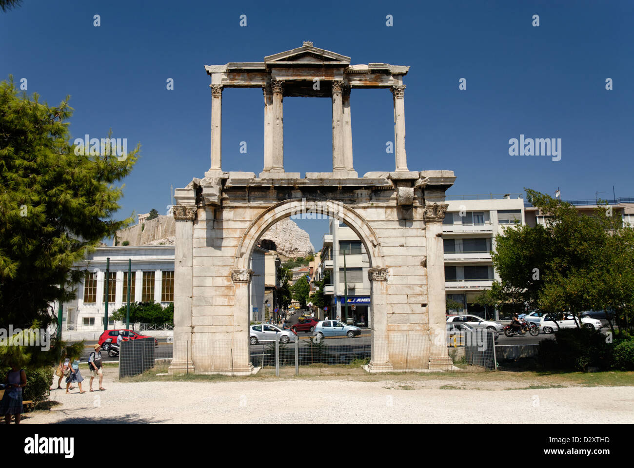 L'Arco di Adriano. Atene. La Grecia. L'Arco di Adriano, un gateway di ...