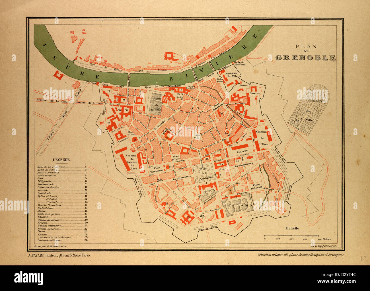Map grenoble france immagini e fotografie stock ad alta risoluzione - Alamy