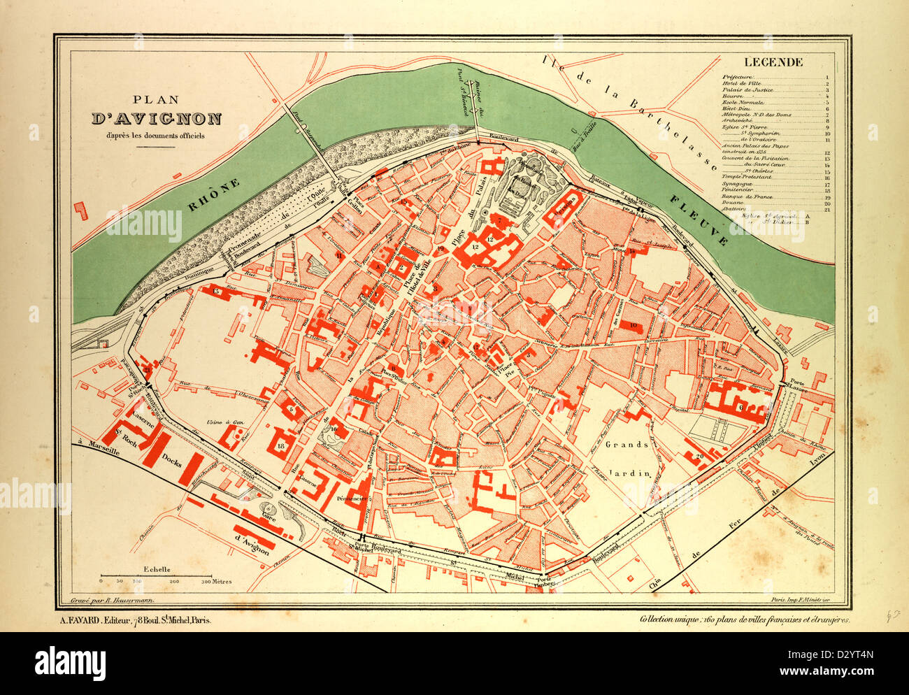 Mappa di avignone immagini e fotografie stock ad alta risoluzione - Alamy