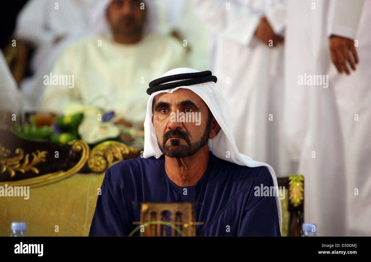 Dubai, Emirati Arabi Uniti, lo Sceicco Mohammed Bin Rashid Al Maktoum ...