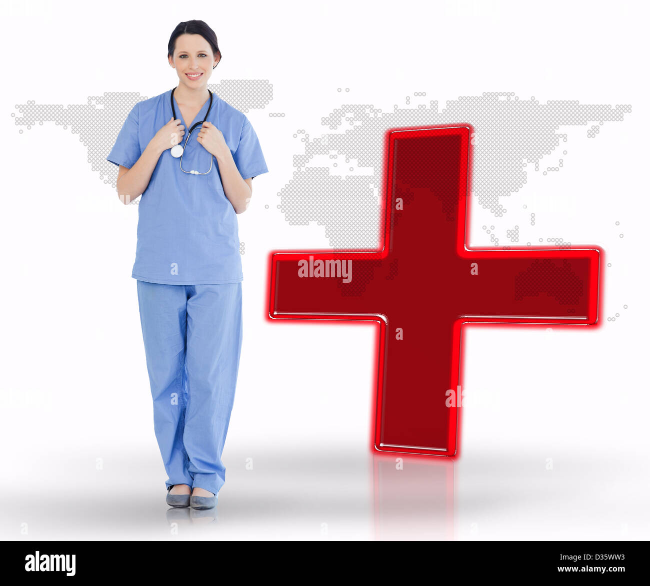 Simbolo dell'infermiera della croce rossa immagini e fotografie stock ...