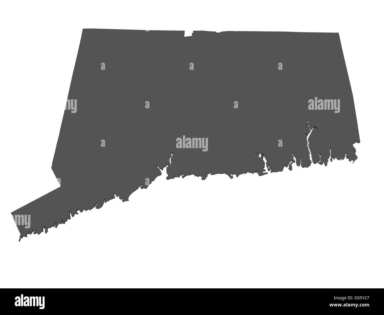 Mappa dello stato di connecticut immagini e fotografie stock ad alta ...