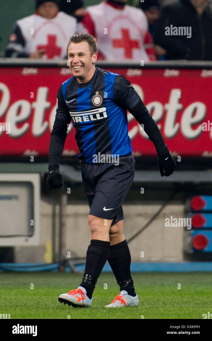 Antonio Cassano (Inter), 10 febbraio 2013 - Calcio : Italiano 'Serie A ...